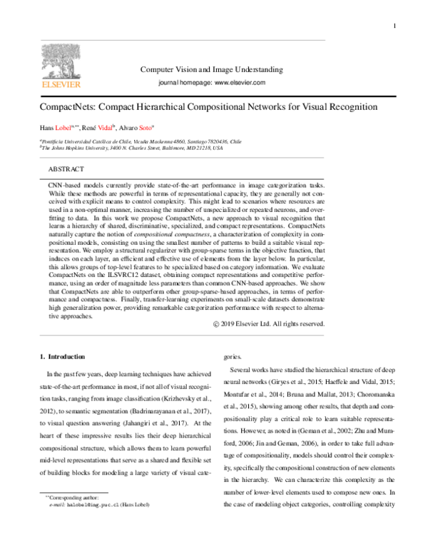 (PDF) CompactNets: Compact hierarchical compositional networks for visual recognition