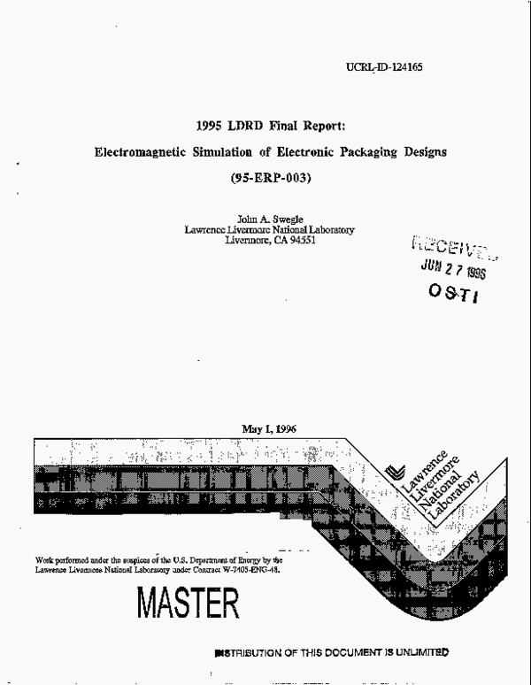 (PDF) Final Report : Electromagnetic Simulation of Electronic Packaging ...