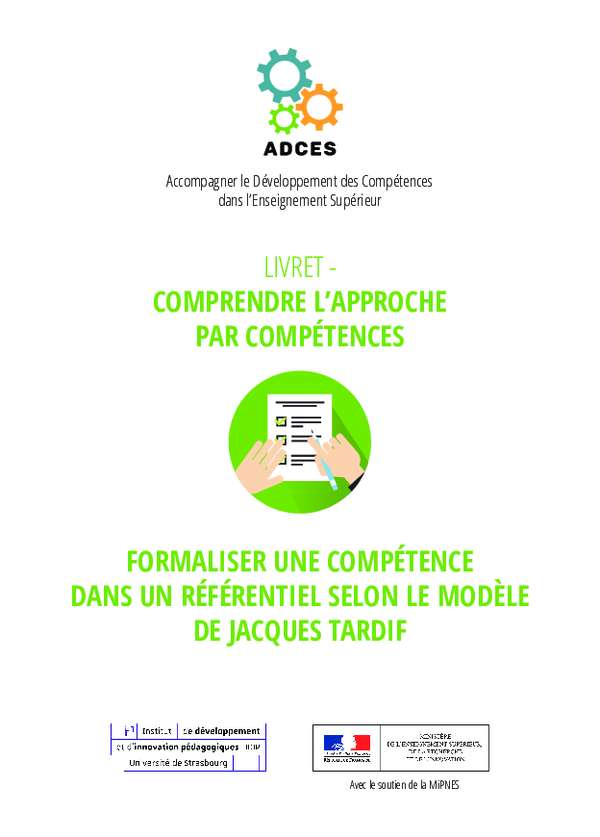 (PDF) Formaliser une compétence dans un référentiel de compétences ...