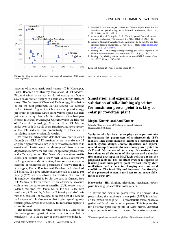 Pdf Simulation And Experimental Validation Of Hill Climbing Algorithm