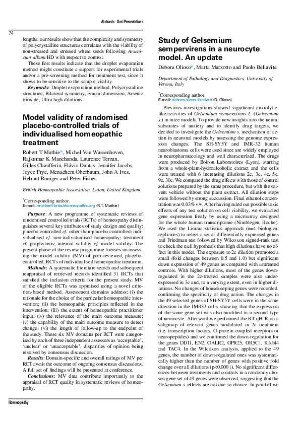 (PDF) Model validity of randomised placebo-controlled trials of ...