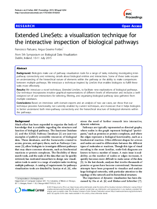 (PDF) Extended LineSets: a visualization technique for the interactive ...