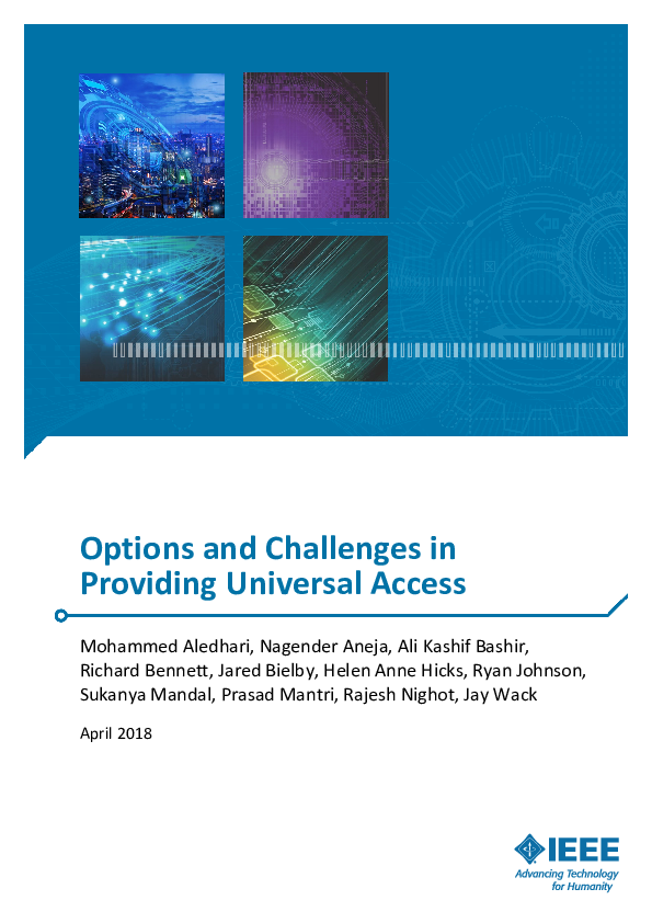(PDF) Options and Challenges in Providing Universal Access Whitepaper
