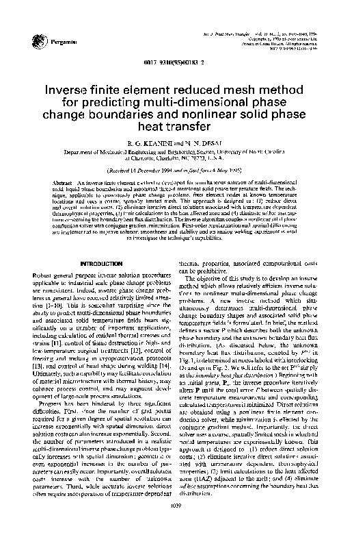 (PDF) Inverse finite element reduced mesh method for predicting multi ...