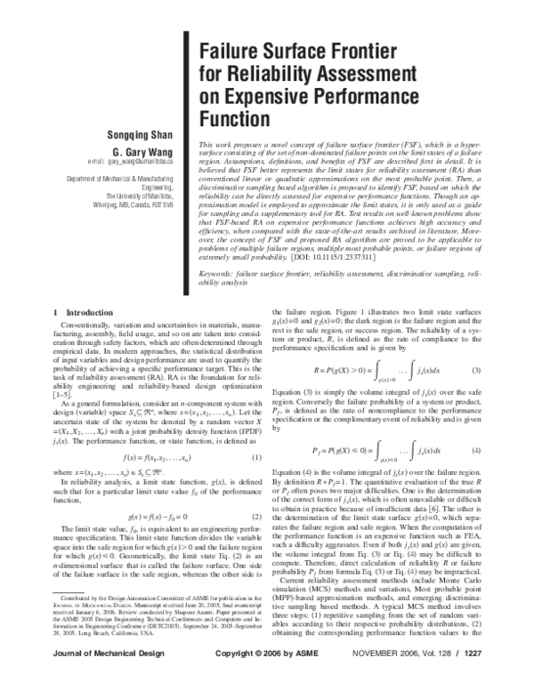 (PDF) Failure Surface Frontier for Reliability Assessment on Expensive ...