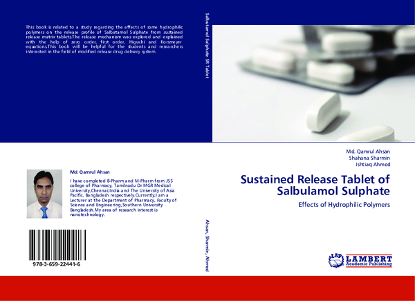 Pdf Sustained Release Tablet Of Salbutamol Sulfate Effects Of