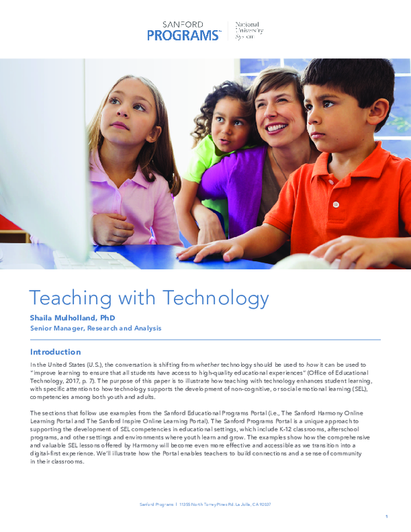 (PDF) Teaching with Technology
