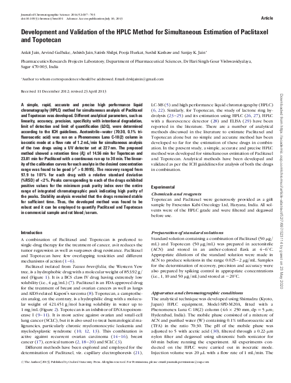 Pdf Development And Validation Of An Hplc Method For Simultaneous Analysis Of Dextromethorphan