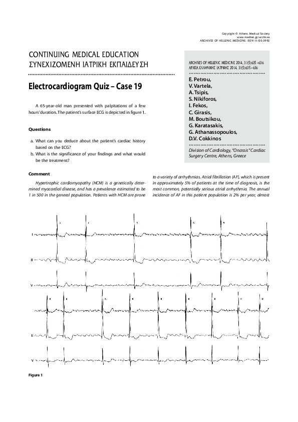 (PDF) Electrocardiogram Quiz - Case 11