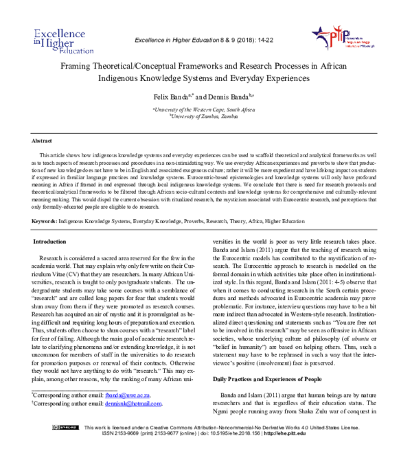 (PDF) Framing Theoretical/Conceptual Frameworks and Research Processes ...