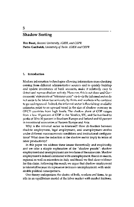 (PDF) Shadow Sorting [with Comments]