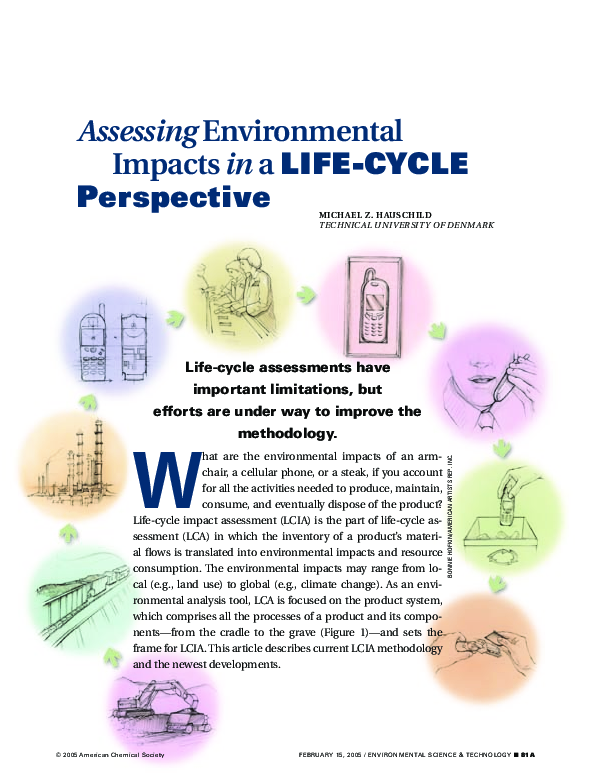 (PDF) Assessing environmental impacts in a life-cycle perspective