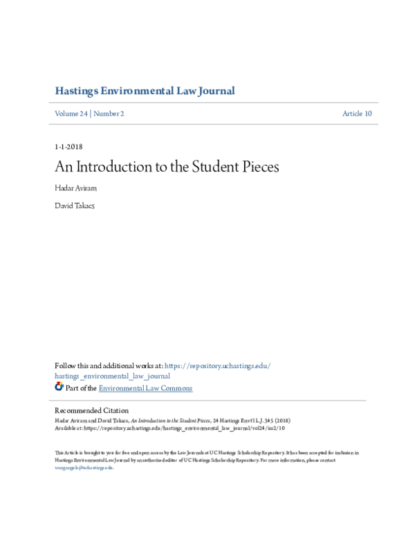 (PDF) An Introduction to the Student Pieces