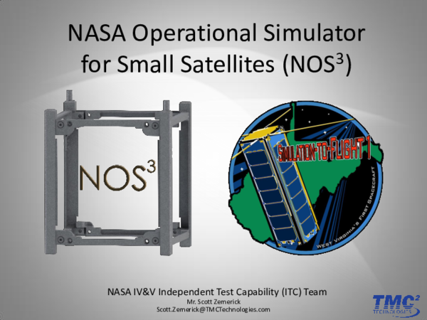 (PDF) NASA Operational Simulator for Small Satellites (NOS3)