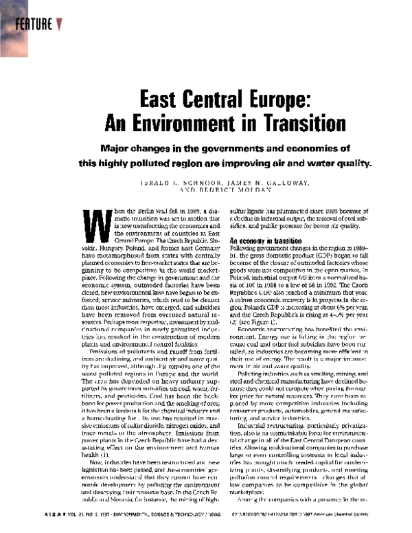 (PDF) Peer Reviewed: East Central Europe: An Environment in Transition ...