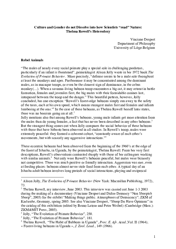 (PDF) Culture and Gender do not Dissolve into how Scientists “read ...