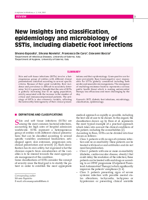 (PDF) New insights into classification, epidemiology and microbiology ...