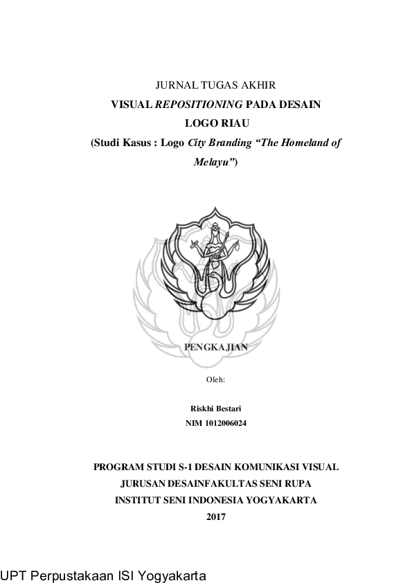 (PDF) Visual Repositioning Pada Desain Logo Riau (Studi Kasus : Logo ...