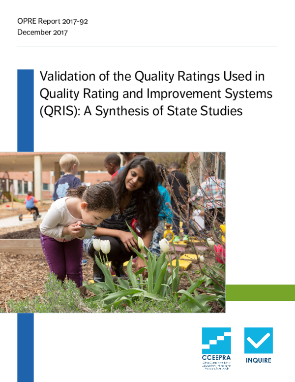 (PDF) Validation of the Quality Ratings Used in Quality Rating and ...