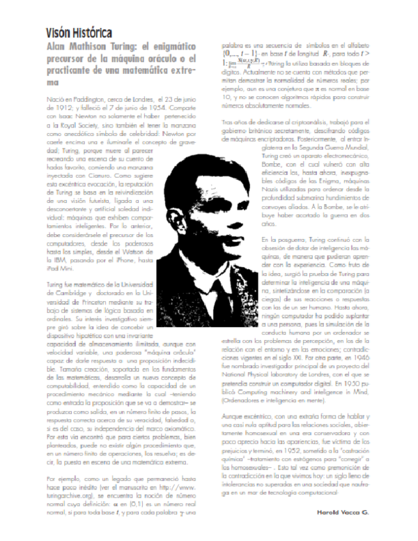 (PDF) Alan Mathison Turing: el enigmático precursor de la máquina oráculo o el practicante de ...