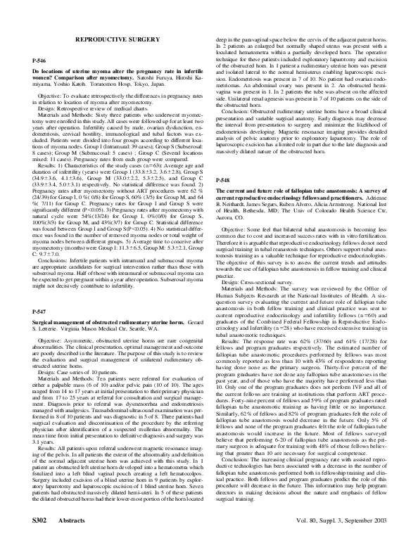 (PDF) Surgical management of obstructed rudimentary uterine horns