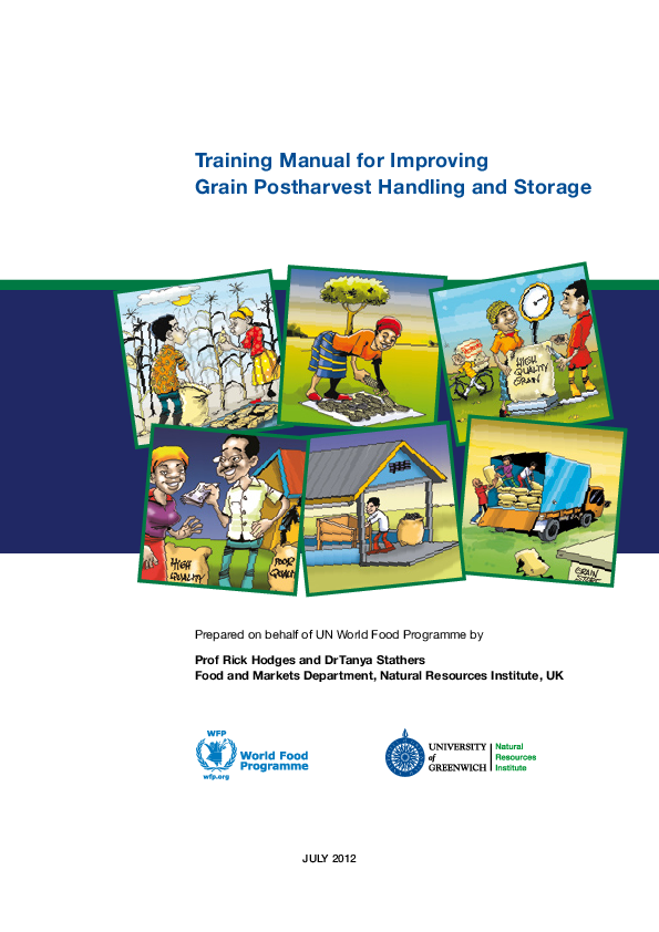 (PDF) Training manual for improving grain postharvest handling and ...