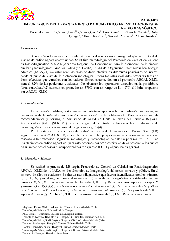 (PDF) Importance of radiometric survey in radiodiagnosis ...