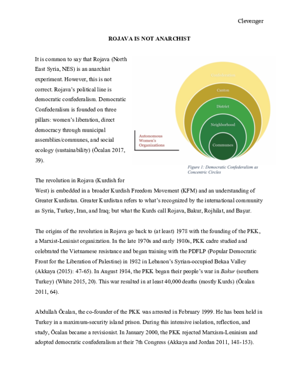 (PDF) Rojava is not Anarchist