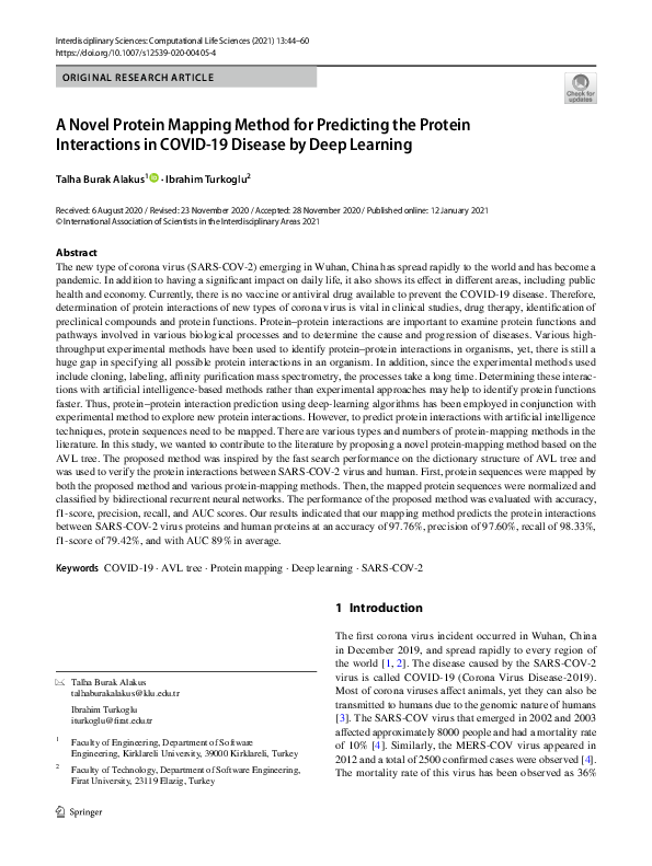 (PDF) A Novel Protein Mapping Method for Predicting the Protein ...