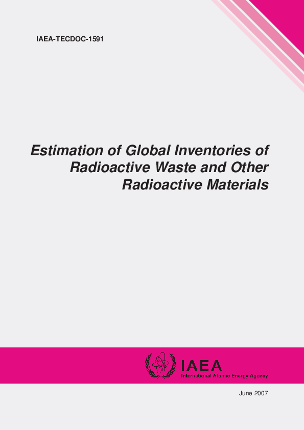 (PDF) Estimation of global inventories of radioactive waste and other ...