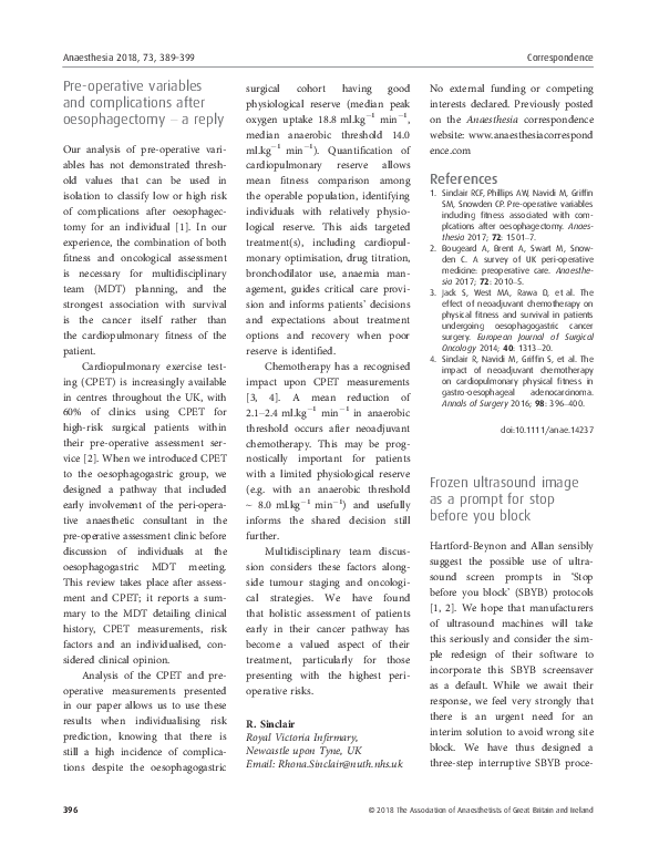(PDF) Frozen ultrasound image as a prompt for stop before you block