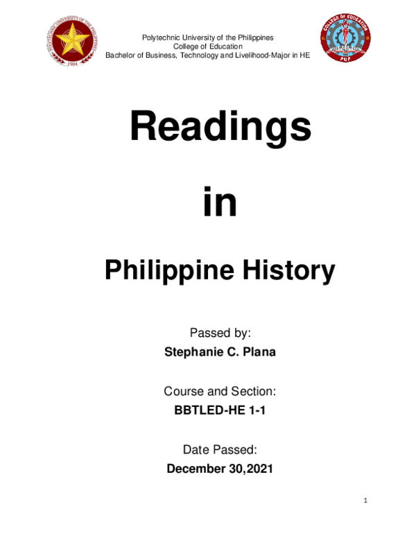(PDF) Polytechnic University of the Philippines College of Education ...