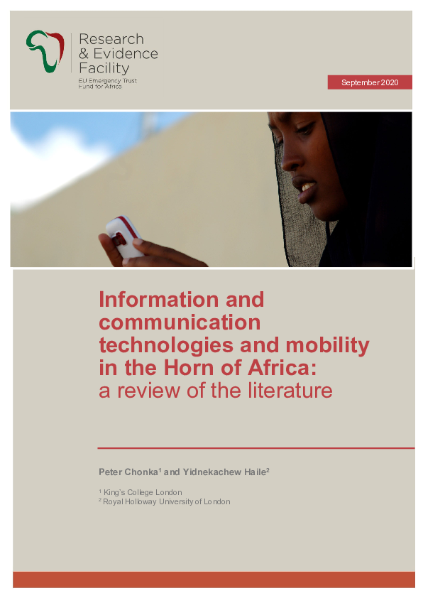 (PDF) Information and communication technologies and mobility in the ...
