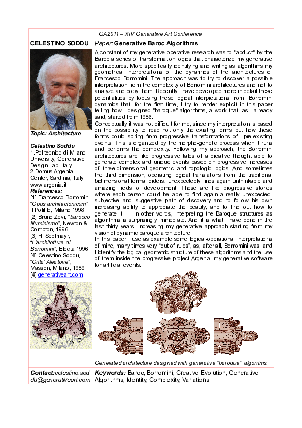 (PDF) Generative Baroque Algorithms