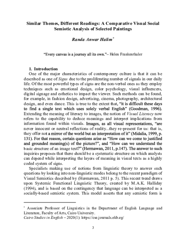 (PDF) Similar Themes, Different Readings: A Comparative Visual Social ...