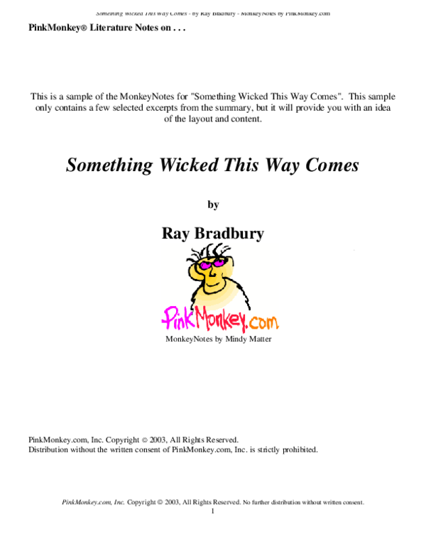 (PDF) Something wicked this way comes
