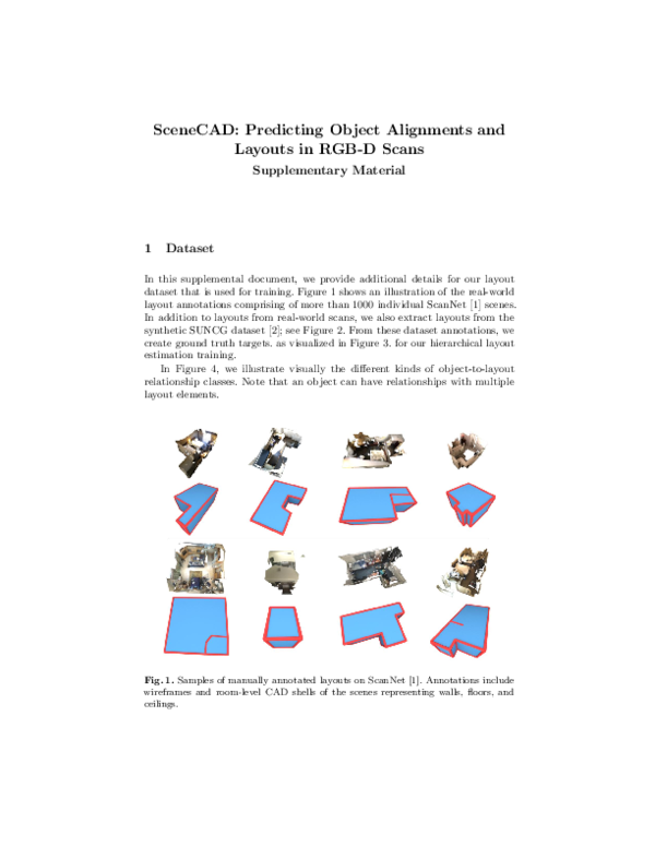(PDF) SceneCAD: Predicting Object Alignments and Layouts in RGB-D Scans