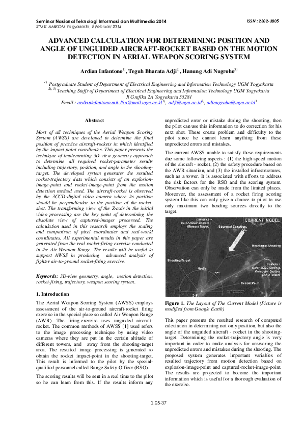 (PDF) Advanced Calculation for Determining Position and Angle of ...