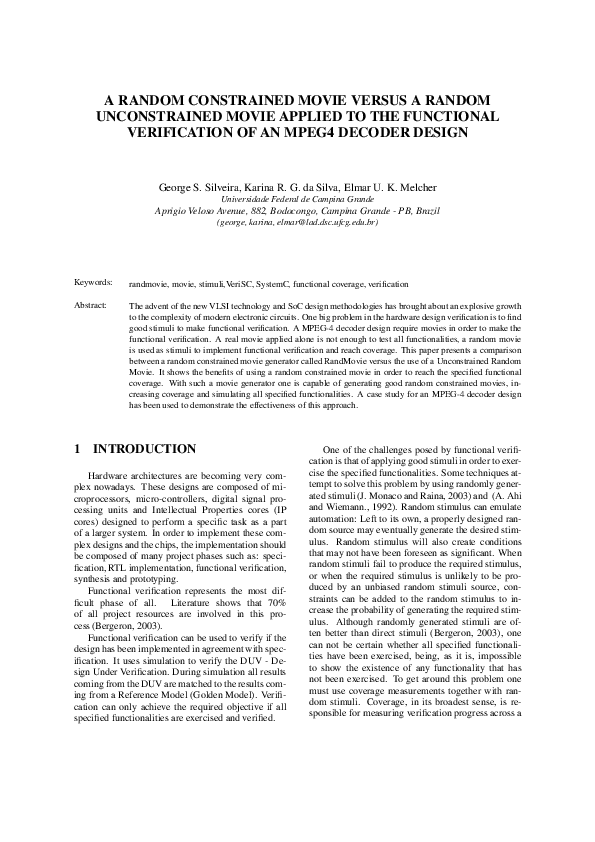 (PDF) A Random Constrained Movie Versus a Random Unconstrained Movie ...