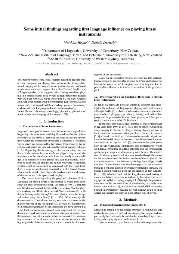 (PDF) Some initial findings regarding first language influence on ...