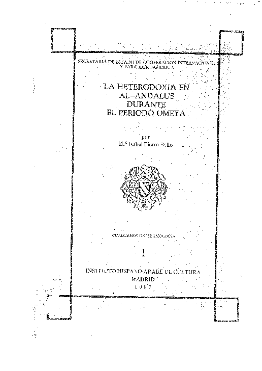 (PDF) La heterodoxia en al-Andalus durante el Periodo Omeya