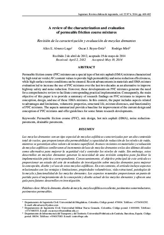(PDF) A review of the characterization and evaluation of permeable ...