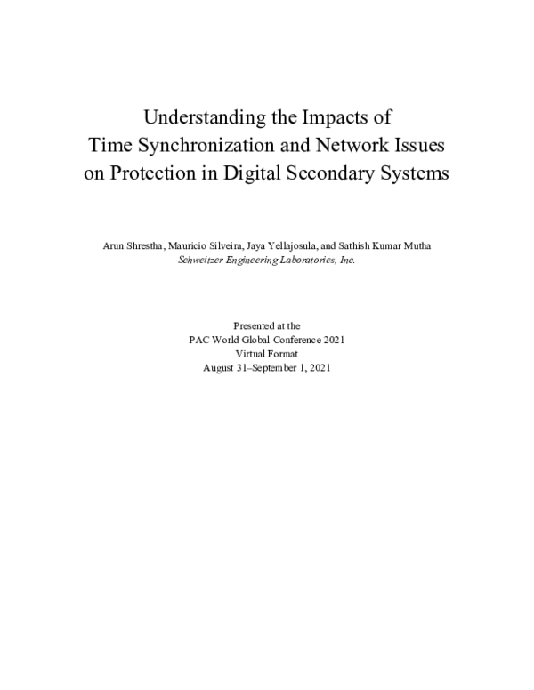 (PDF) Understanding the Impacts of Time Synchronization and Network ...