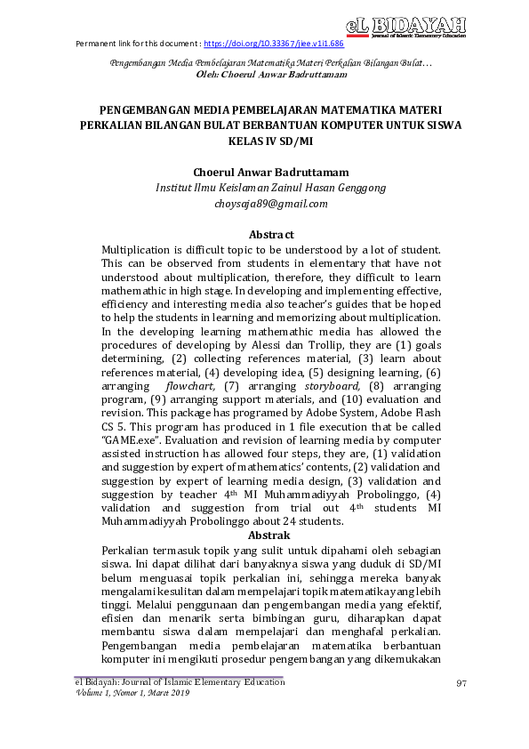 (PDF) Pengembangan Media Pembelajaran Matematika Materi Kombinatorika Berbasis Media Interaktif ...