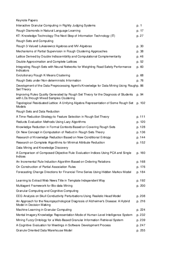 (PDF) Development of the Data Preprocessing Agent’s Knowledge for Data Mining Using Rough Set Theory