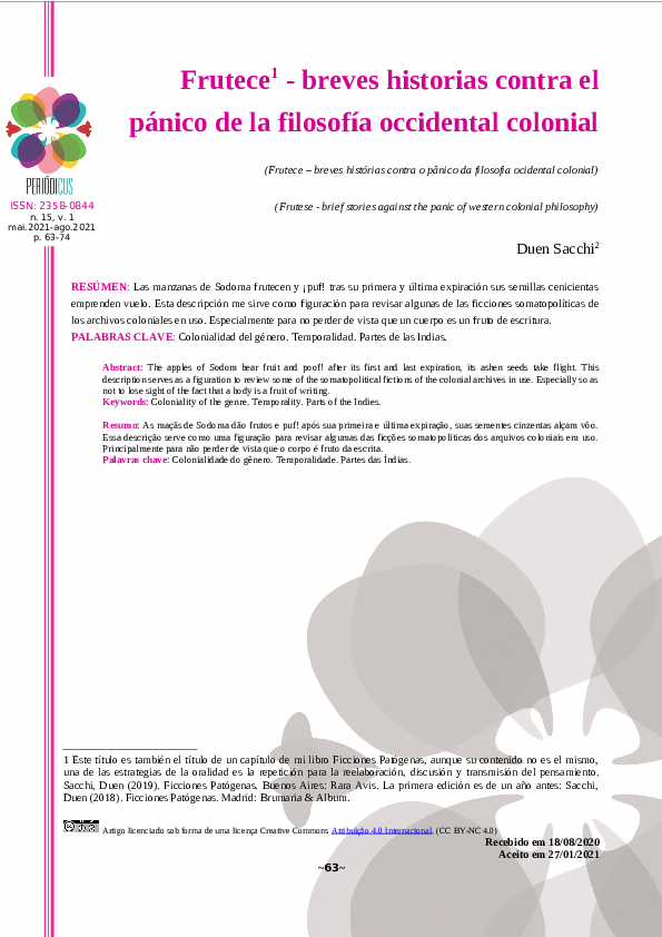 (PDF) Frutece - breves historias contra el pánico de la filosofía ...