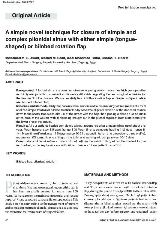 (PDF) A simple novel technique for closure of simple and complex ...