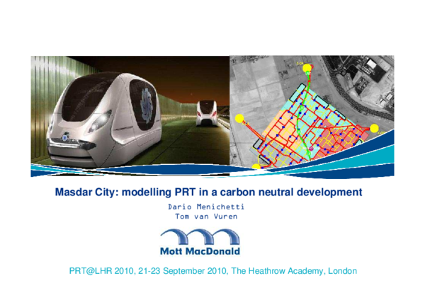 (PDF) Masdar City: modelling PRT in a carbon neutral development