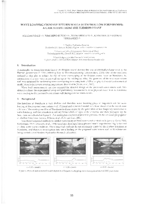 (PDF) Wave Loading on Wave Return Walls with Shallow Foreshores: A Case ...
