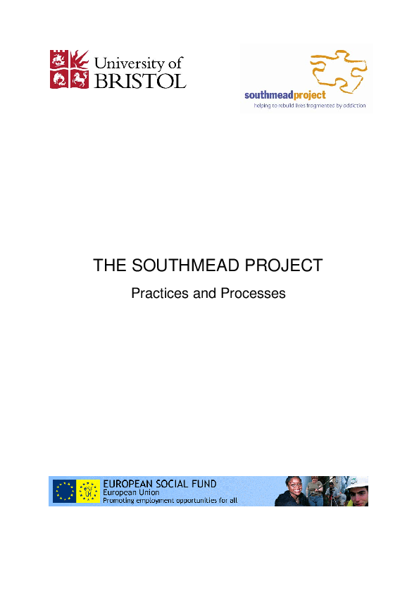 (PDF) Etherington, K and Barnes, E (2006) The Southmead Project ...